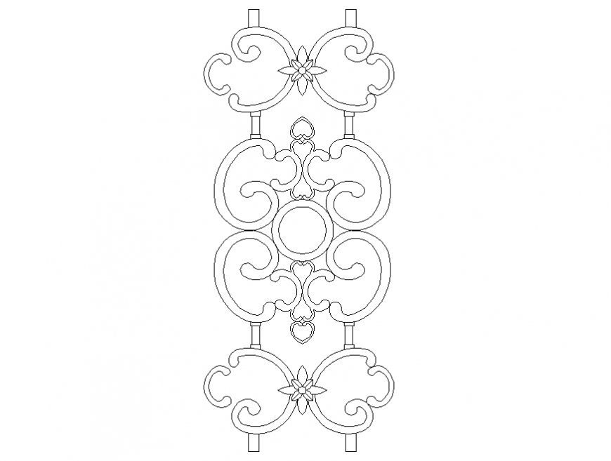 Common railing block design cad drawing details dwg file - Cadbull Common railing block design cad drawing details dwg file - Cadbull
