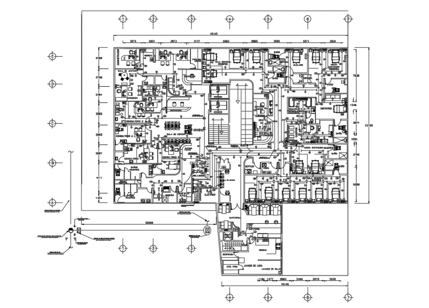 Contact hospital architecture layout plan cad drawing details dwg file ... Contact hospital architecture layout plan cad drawing details dwg file ...