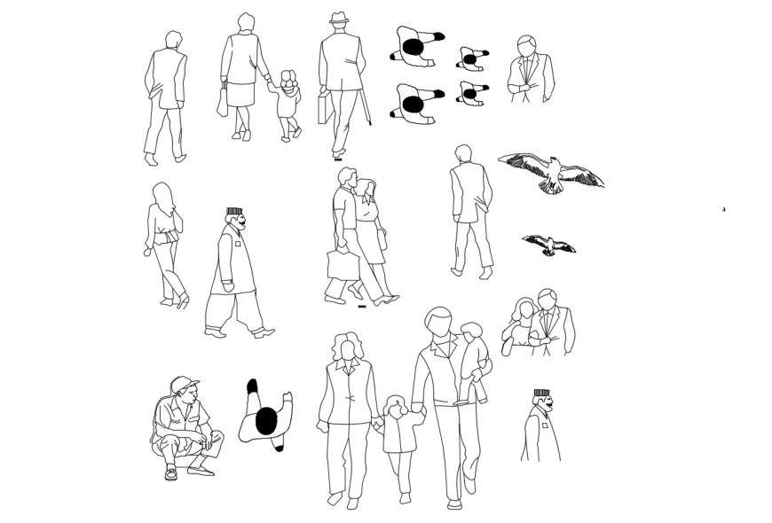 Creative multiple common people elevation blocks cad drawing details ... Creative multiple common people elevation blocks cad drawing details ...