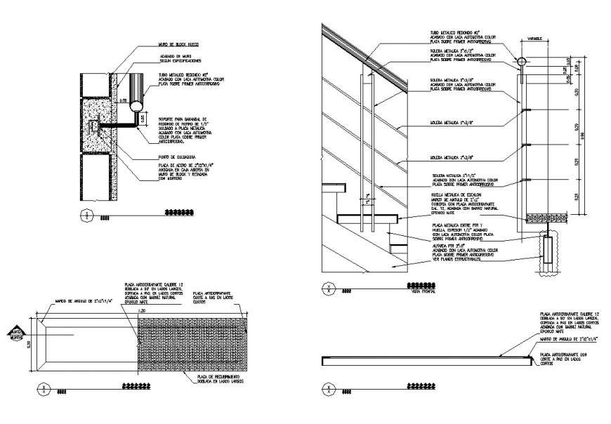 Cut constructive sectional drawing details with wall construction cad ... Cut constructive sectional drawing details with wall construction cad ...