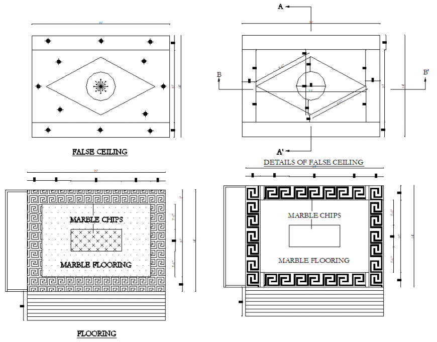 Detail of false ceiling and flooring tiles design autocad file - Cadbull Detail of false ceiling and flooring tiles design autocad file - Cadbull