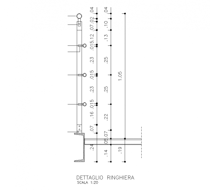 Detail Railing structure detail elevation 2d view layout dwg file - Cadbull Detail Railing structure detail elevation 2d view layout dwg file - Cadbull