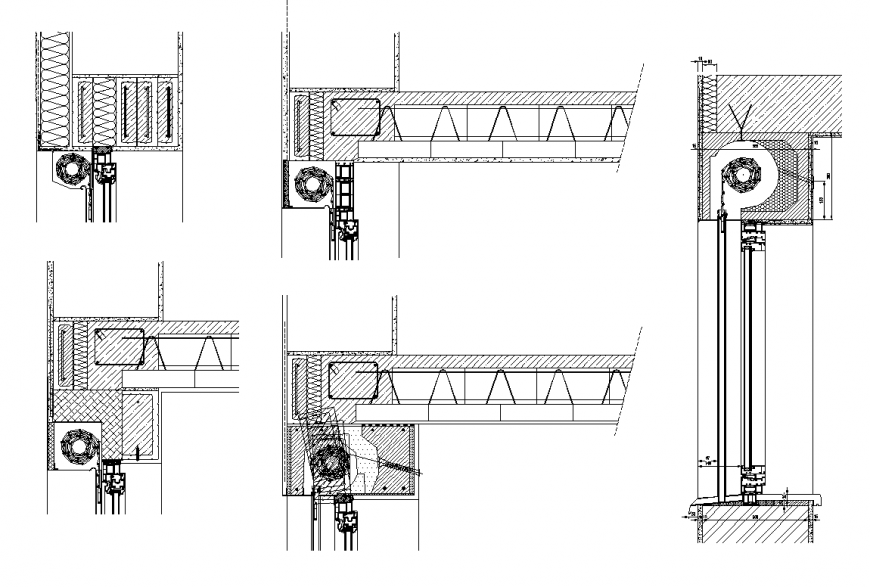 Door shutters detail elevation 2d view CAd blocks autocad file - Cadbull