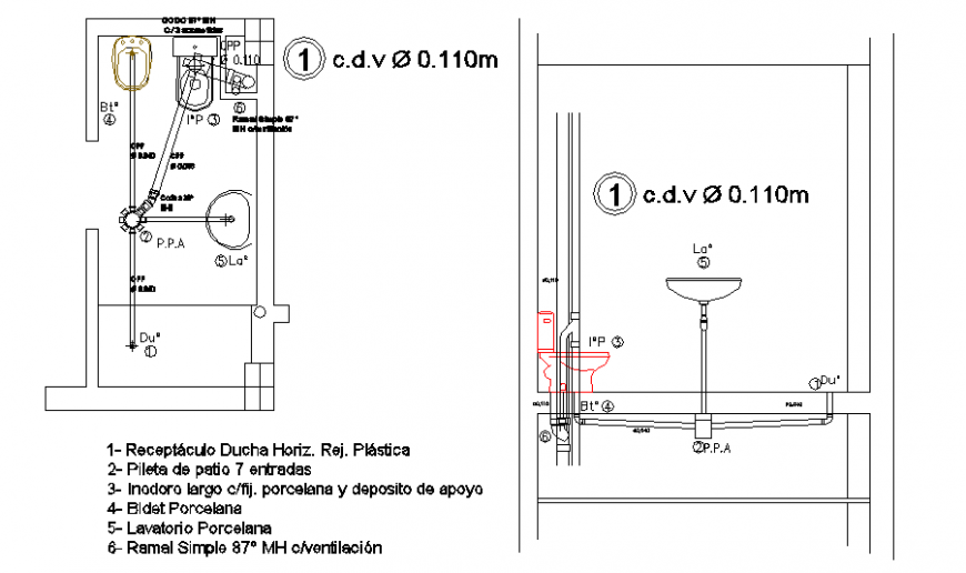 Drainage plan of bathroom in dwg file. - Cadbull Drainage plan of bathroom in dwg file. - Cadbull