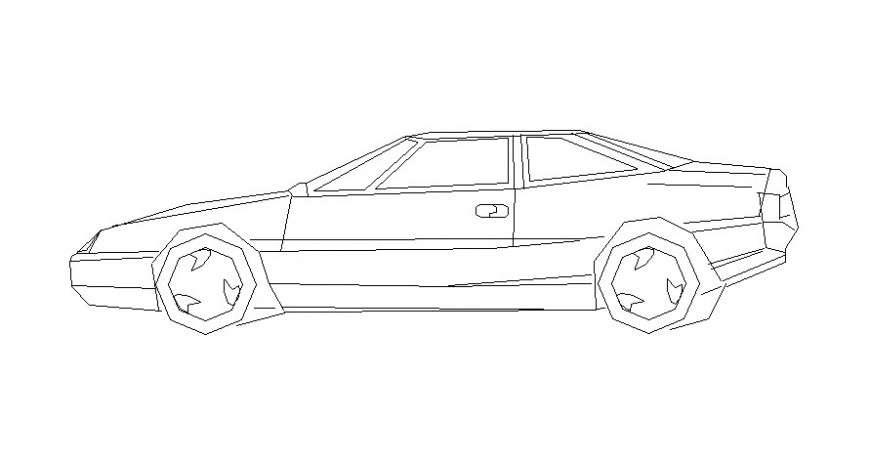 Drawing 2d view elevation vehicle car autocad software file - Cadbull Drawing 2d view elevation vehicle car autocad software file - Cadbull