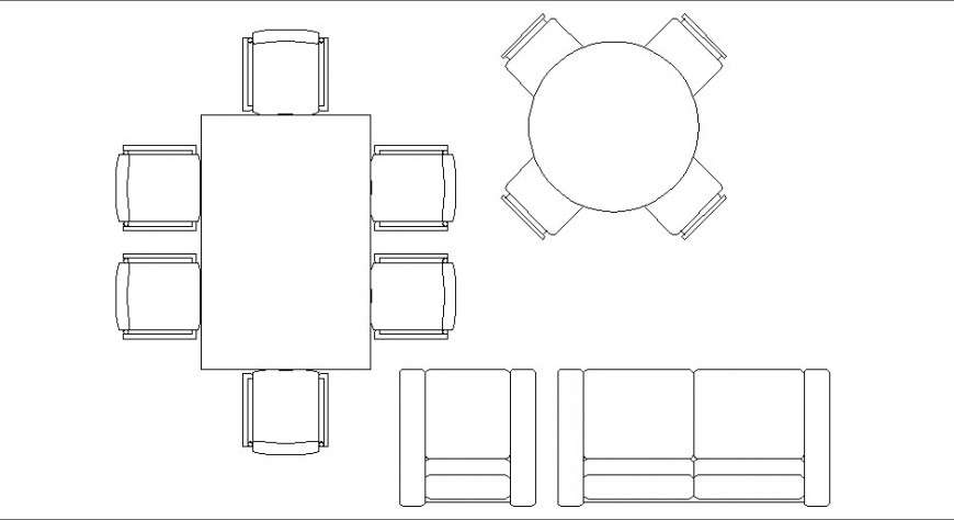 Dynamic dining table and sofa set elevation blocks cad drawing details ... Dynamic dining table and sofa set elevation blocks cad drawing details ...