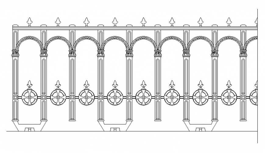 Dynamic wooden railing design front view cad block details dwg file ... Dynamic wooden railing design front view cad block details dwg file ...
