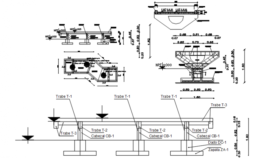 Emergency exit ramp section and constructive structure drawing details ... Emergency exit ramp section and constructive structure drawing details ...