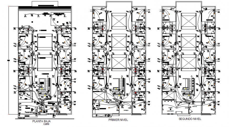 Ground, first and second floor electrical layout plan details of house ... Ground, first and second floor electrical layout plan details of house ...