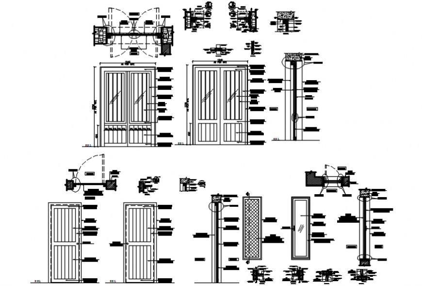House common doors and windows elevation and installation drawing ... House common doors and windows elevation and installation drawing ...