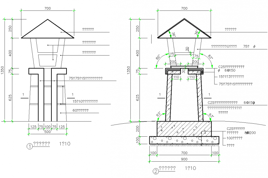 Lighting column detail elevation cad block autocad file - Cadbull Lighting column detail elevation cad block autocad file - Cadbull