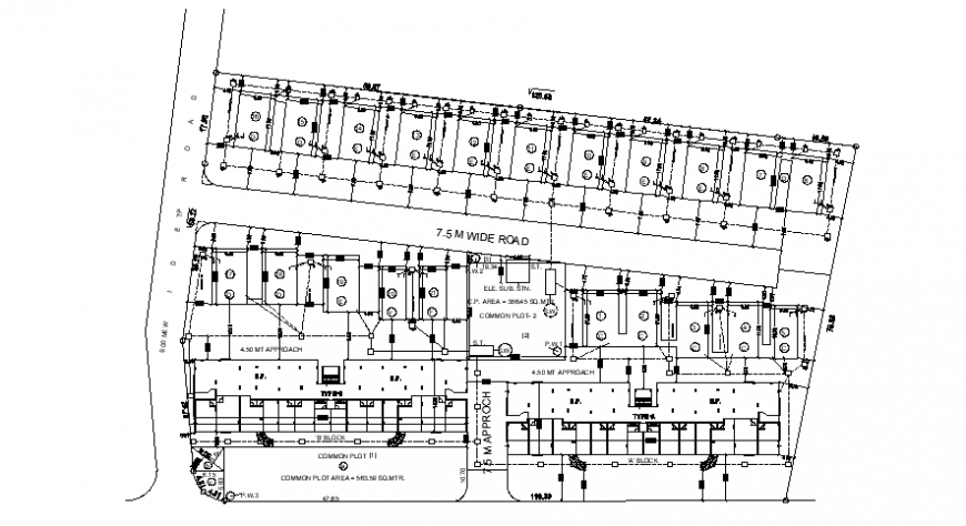 Local Area Site Plan Drawings Detail 2d View Autocad File Cadbull