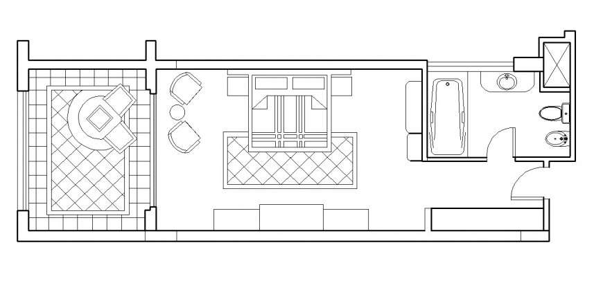 Luxurious Bedroom Interior Project Dwg File Cadbull