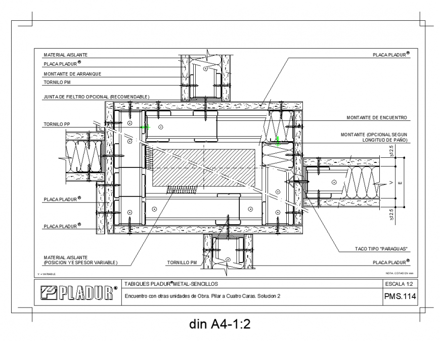 Metallic construction structure detail elevation 2d view autocad file ... Metallic construction structure detail elevation 2d view autocad file ...