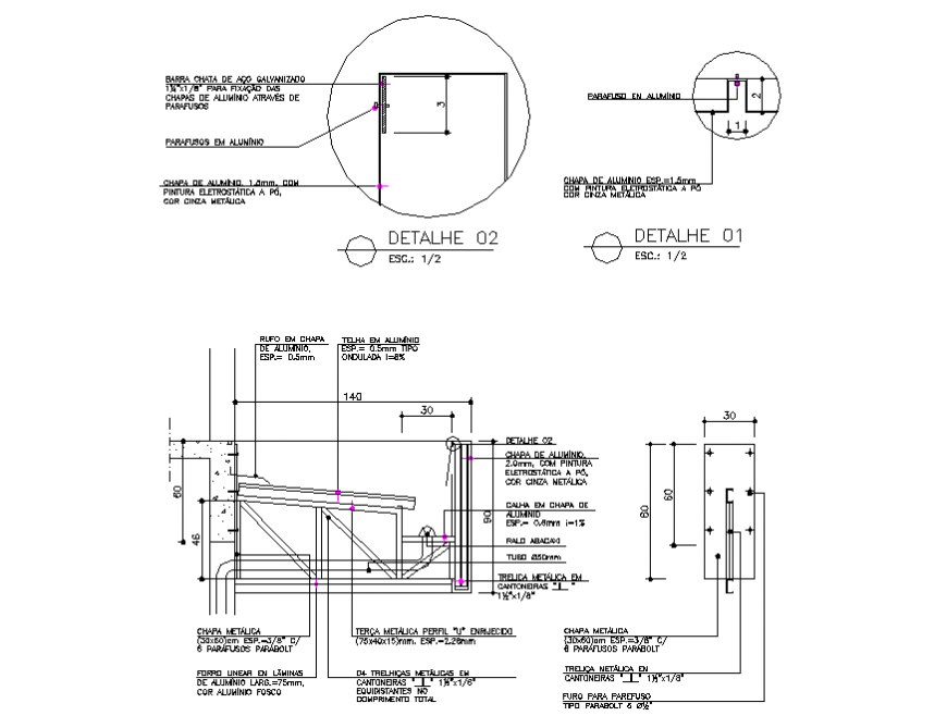 Metallic gate constructive structure cad drawing details dwg file - Cadbull Metallic gate constructive structure cad drawing details dwg file - Cadbull