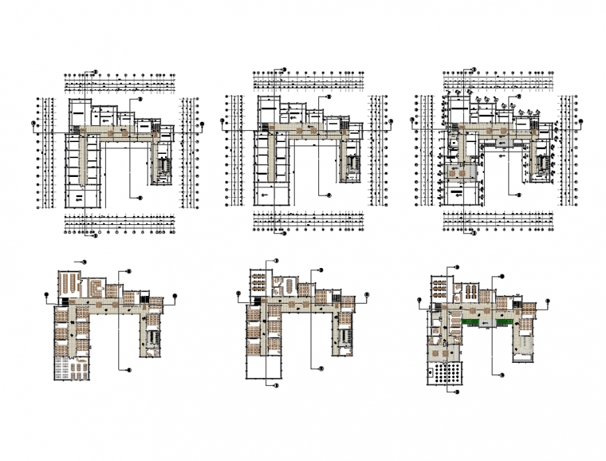 Multi-flooring school floor plan layout details dwg file - Cadbull Multi-flooring school floor plan layout details dwg file - Cadbull
