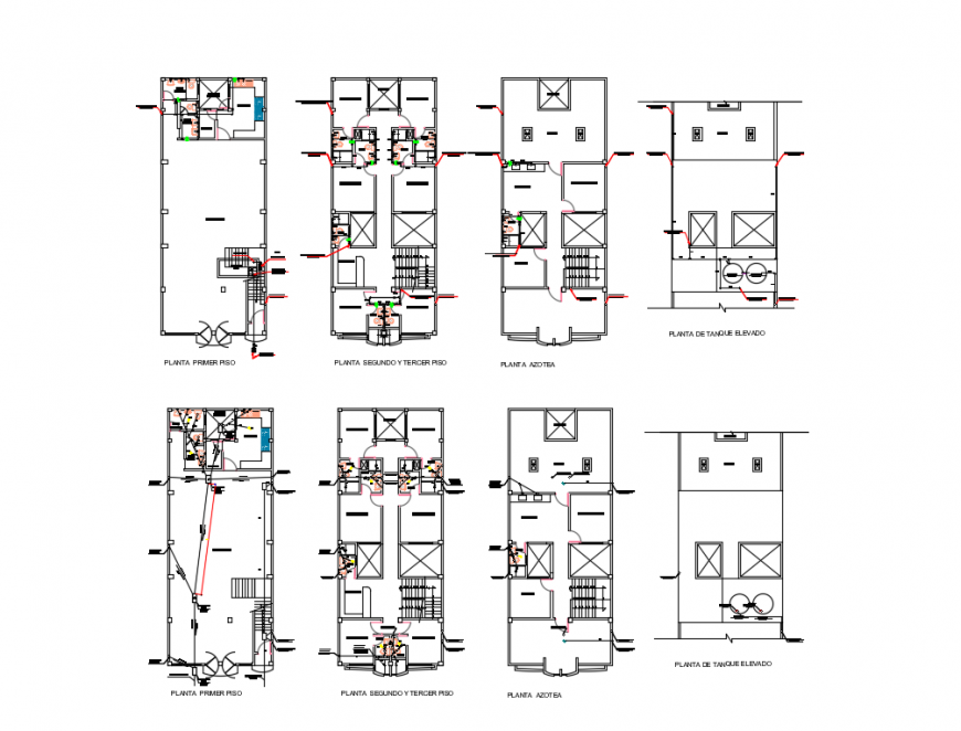 Multi-level hotel building first, second floor, third floor etc floor ... Multi-level hotel building first, second floor, third floor etc floor ...