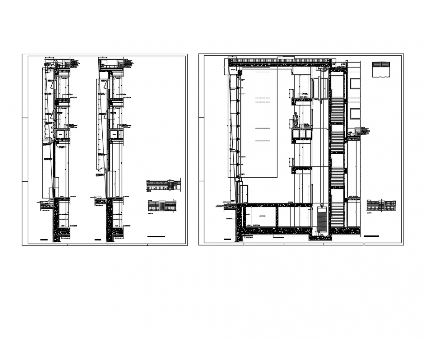 Multi-level office building facade section-constructive details dwg ... Multi-level office building facade section-constructive details dwg ...