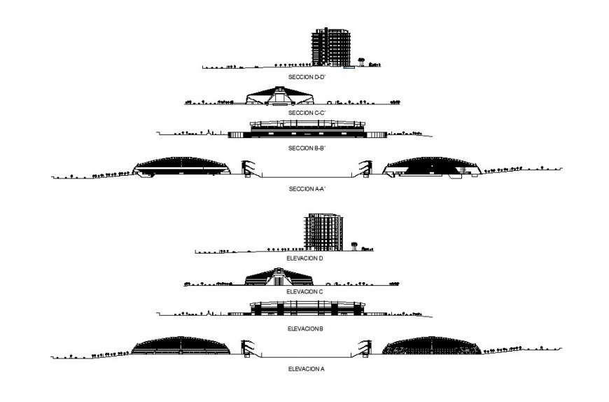 Multi-story, multi-family residential flats building all sided ... Multi-story, multi-family residential flats building all sided ...