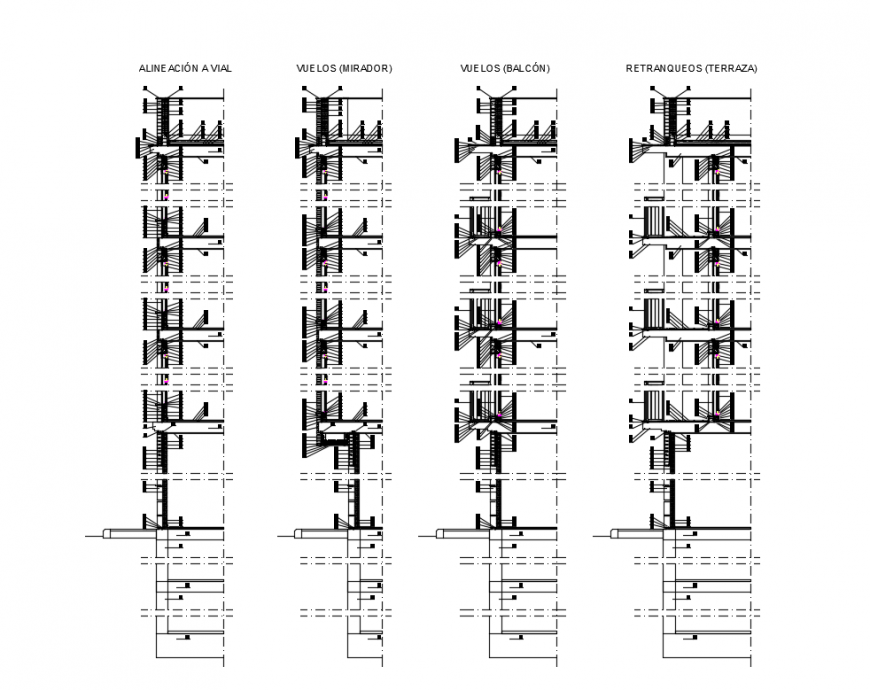 Multi-story corporate building constructive facade sectional details ... Multi-story corporate building constructive facade sectional details ...