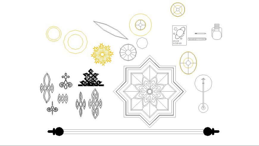 Multiple decorative household 2d blocks cad drawing details dwg file ... Multiple decorative household 2d blocks cad drawing details dwg file ...