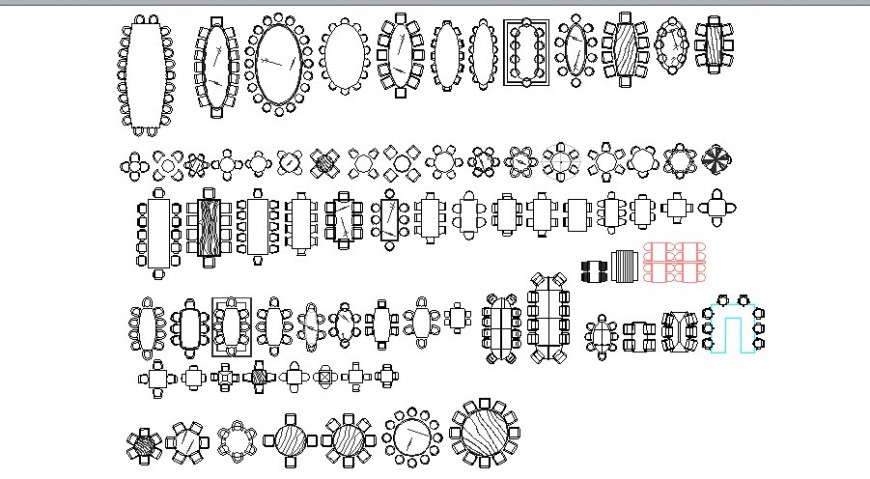 Multiple hotel dining table elevation blocks cad drawing details dwg ... Multiple hotel dining table elevation blocks cad drawing details dwg ...