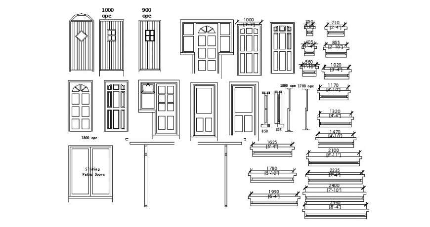 Multiple house doors and windows elevation blocks dwg file - Cadbull Multiple house doors and windows elevation blocks dwg file - Cadbull