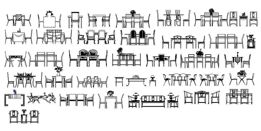 Wooden Simple Dining Table Elevation Block Cad Drawing Details Dwg File Wooden Simple Dining Table Elevation Block Cad Drawing Details Dwg File