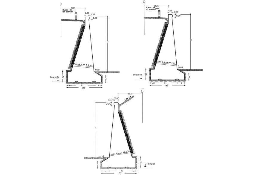 Multiple wall constructive structure cad drawing details dwg file - Cadbull Multiple wall constructive structure cad drawing details dwg file - Cadbull