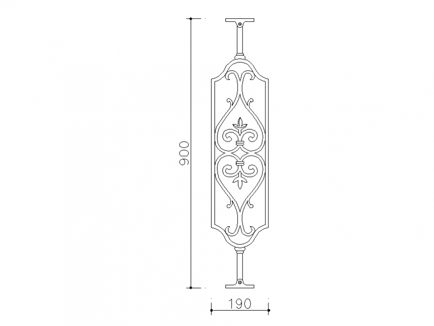 Railing design block auto-cad block dwg file - Cadbull Railing design block auto-cad block dwg file - Cadbull