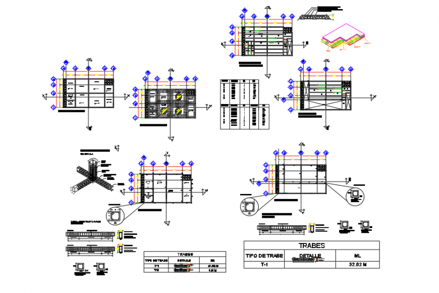 Rcc Structural Block Detail 2d View Cad Construction Unit Layout File In Dwg Format Cadbull