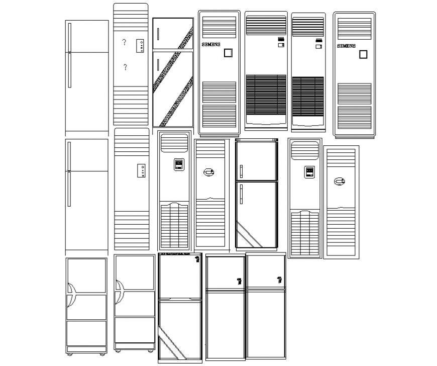 refrigerator cad blocks dwg file - Cadbull refrigerator cad blocks dwg file - Cadbull