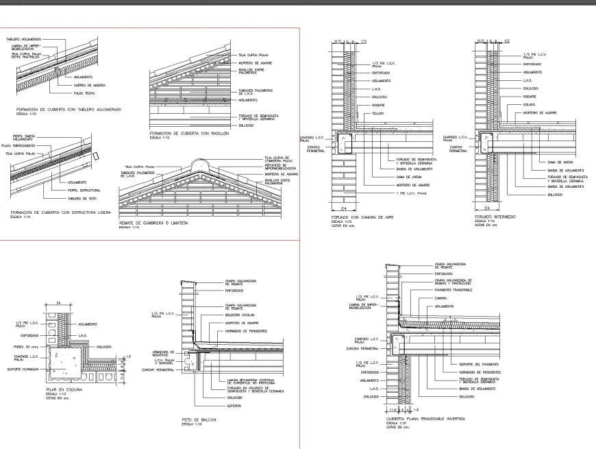 Reinforcement Roof and slab section plan autocad file - Cadbull Reinforcement Roof and slab section plan autocad file - Cadbull