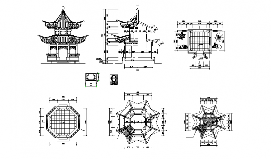 Religious church two-level elevation, section, plan and auto-cad ... Religious church two-level elevation, section, plan and auto-cad ...