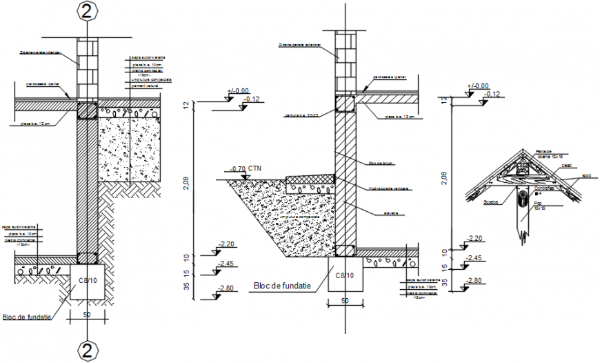 Roof constructive structure and cut wall structure details dwg file ... Roof constructive structure and cut wall structure details dwg file ...