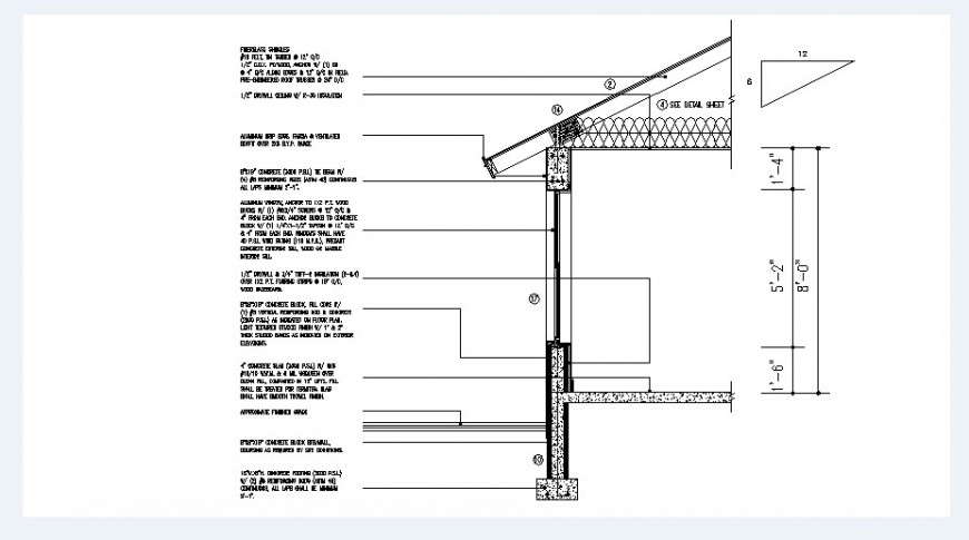 Roof house cut constructive section cad drawing details dwg file - Cadbull Roof house cut constructive section cad drawing details dwg file - Cadbull