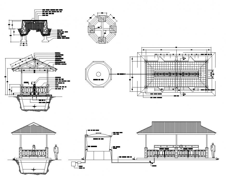 Roofing structure detail elevation 2d view layout file - Cadbull Roofing structure detail elevation 2d view layout file - Cadbull