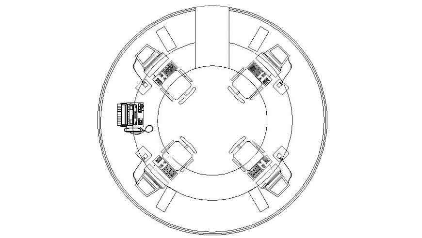 Round shaped reception table top view elevation blocks drawing details ... Round shaped reception table top view elevation blocks drawing details ...