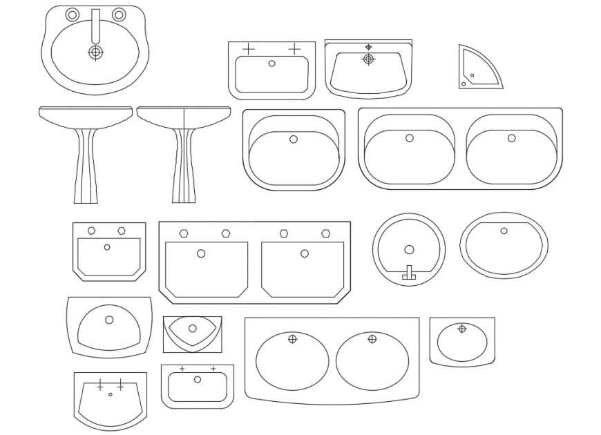 Sanitary units block detail elevation autocad file - Cadbull Sanitary units block detail elevation autocad file - Cadbull