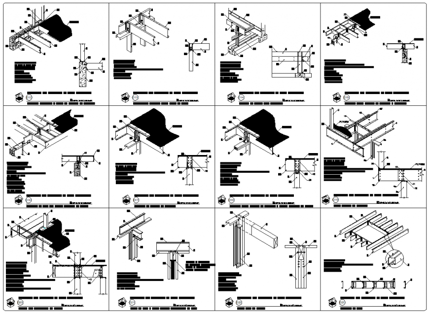 Slab section Prefabricated mezzanine plan layout file - Cadbull Slab section Prefabricated mezzanine plan layout file - Cadbull