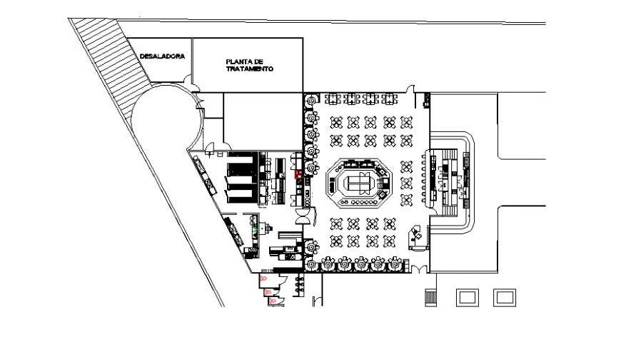Small restaurant building working plan detailing drawing in dwg format ... Small restaurant building working plan detailing drawing in dwg format ...