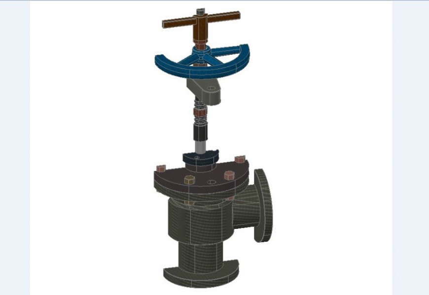 Stop valve 3d elevation cad drawing details dwg file - Cadbull Stop valve 3d elevation cad drawing details dwg file - Cadbull