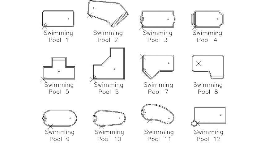Swimming pool design 2d view elevation drawing autocad file - Cadbull Swimming pool design 2d view elevation drawing autocad file - Cadbull