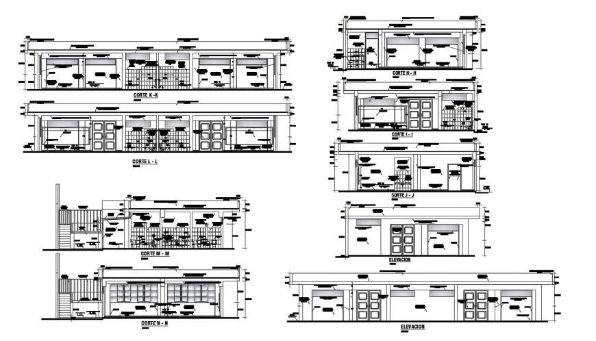 Theoretical classrooms elevations and sections drawing details dwg file ... Theoretical classrooms elevations and sections drawing details dwg file ...