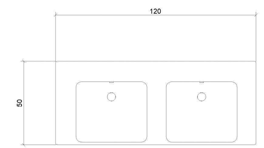 Twin sink top view elevation blocks cad drawing details dwg file - Cadbull Twin sink top view elevation blocks cad drawing details dwg file - Cadbull