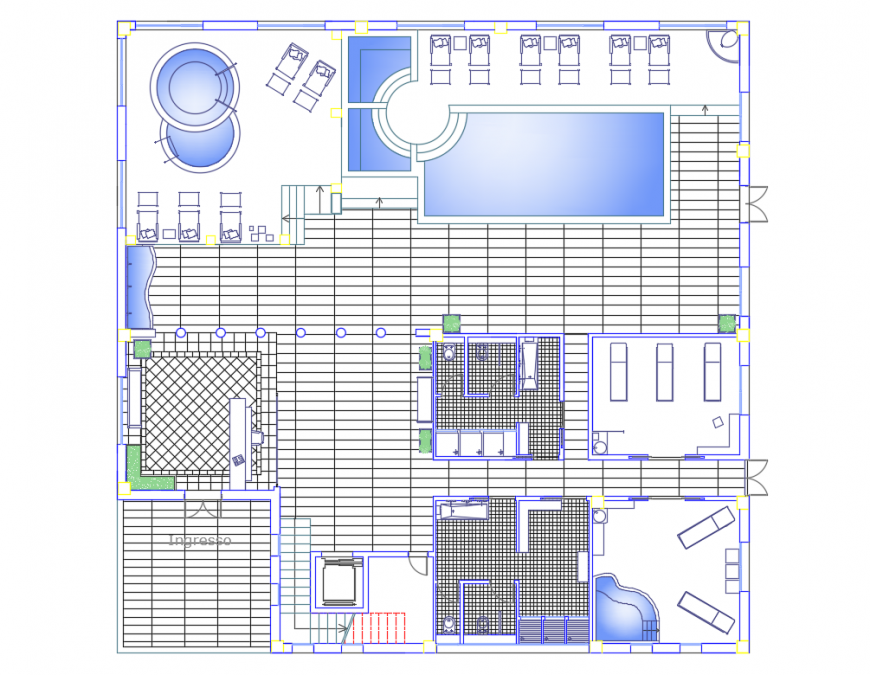 Wellness health center architecture layout plan details dwg file - Cadbull Wellness health center architecture layout plan details dwg file - Cadbull
